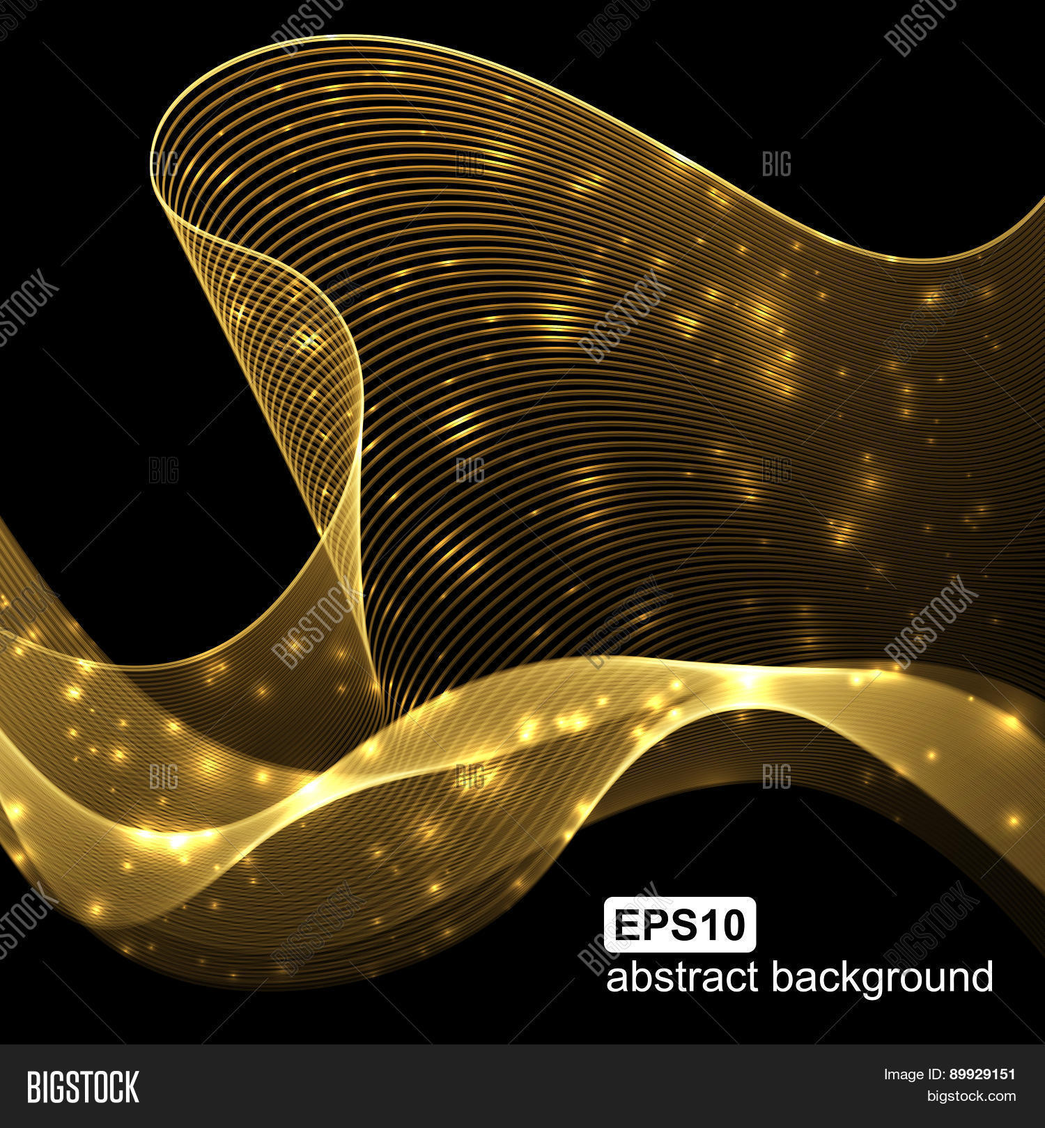 Abstract Light Wave Vector & Photo (Free Trial) | Bigstock