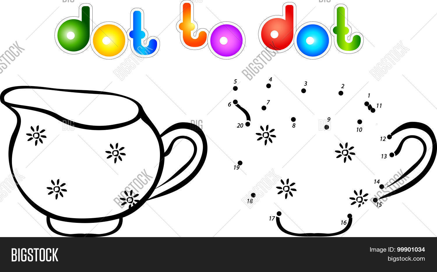 Milk Jug Dot Dot Vector & Photo (Free Trial) | Bigstock