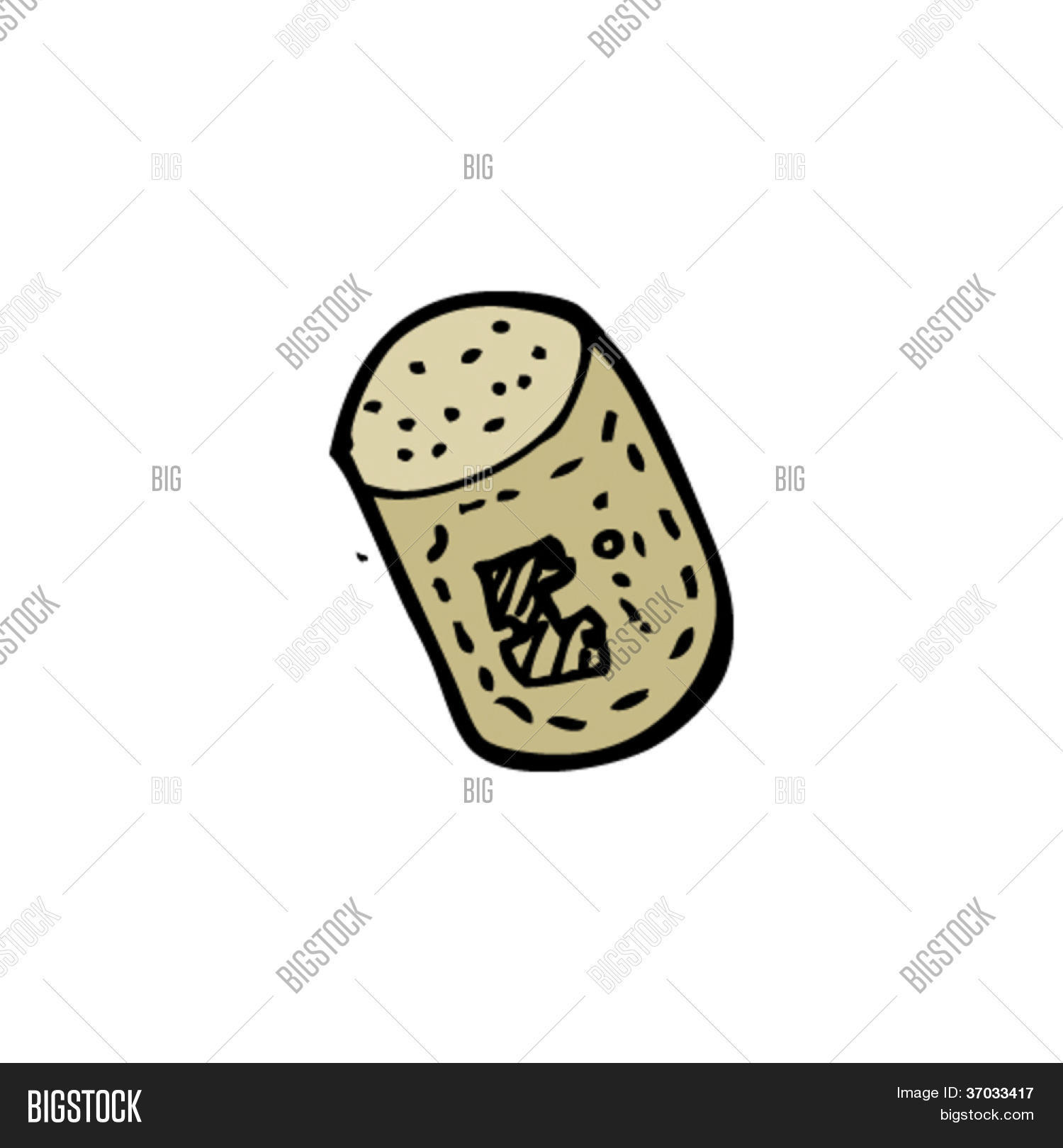 Cartoon Wine Bottle Cork Vector & Photo | Bigstock