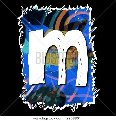 Imagenes de la letra m graffiti - Imagui