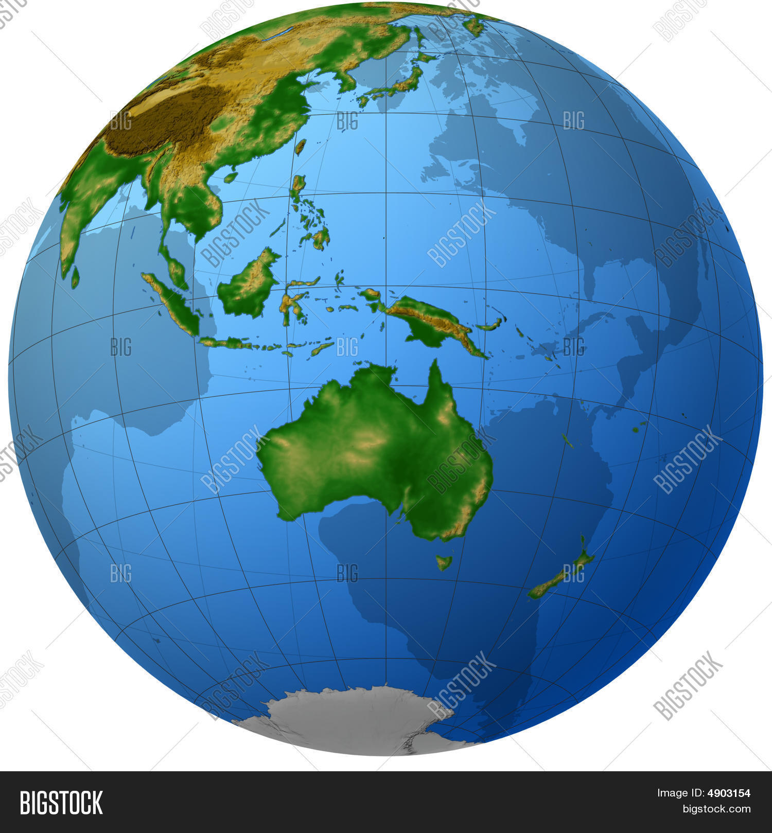 Globe Australia View Image & Photo | Bigstock