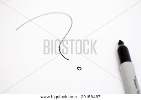Hand Written Question Mark Pen Image & Photo | Bigstock