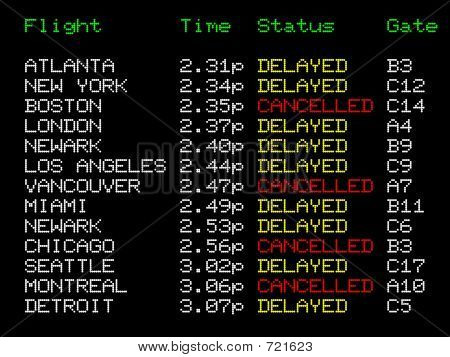 Airport Flights Screen Stock Photo & Stock Images | Bigstock