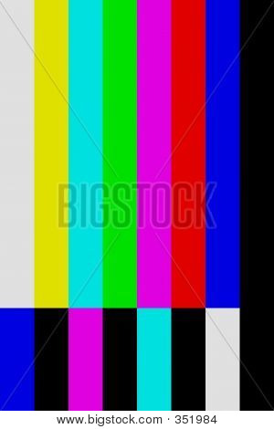 Color Bars Tv Off Air Screen Image & Photo | Bigstock