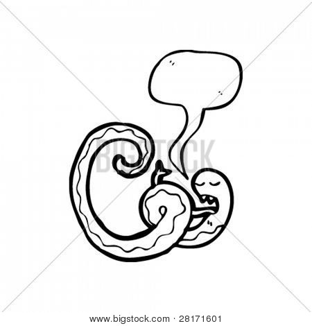 Curly Snake Template