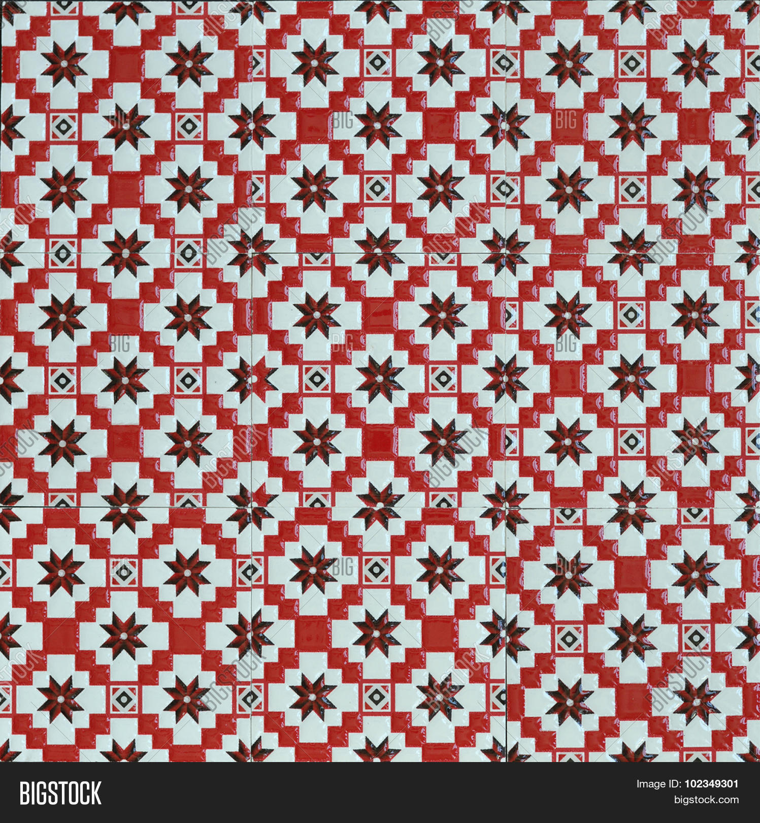 Vintage style typical middle eastern tile design patterns. Stock Photo ...