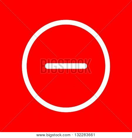 Negative Symbol Illustration. Vector & Photo | Bigstock