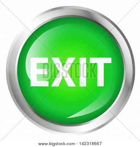 Exit Button Images, Stock Photos & Illustrations | Bigstock