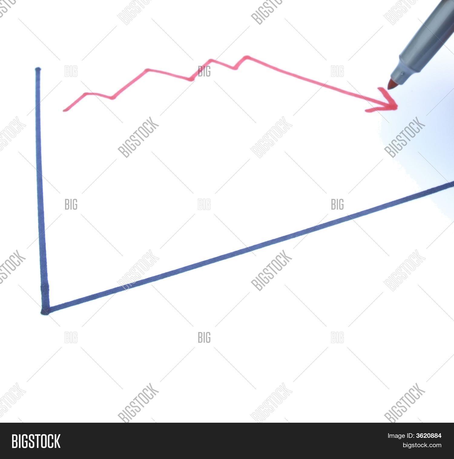 Graph Down Trend Image & Photo | Bigstock