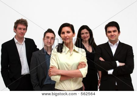 Team Business 5 People Image & Photo | Bigstock
