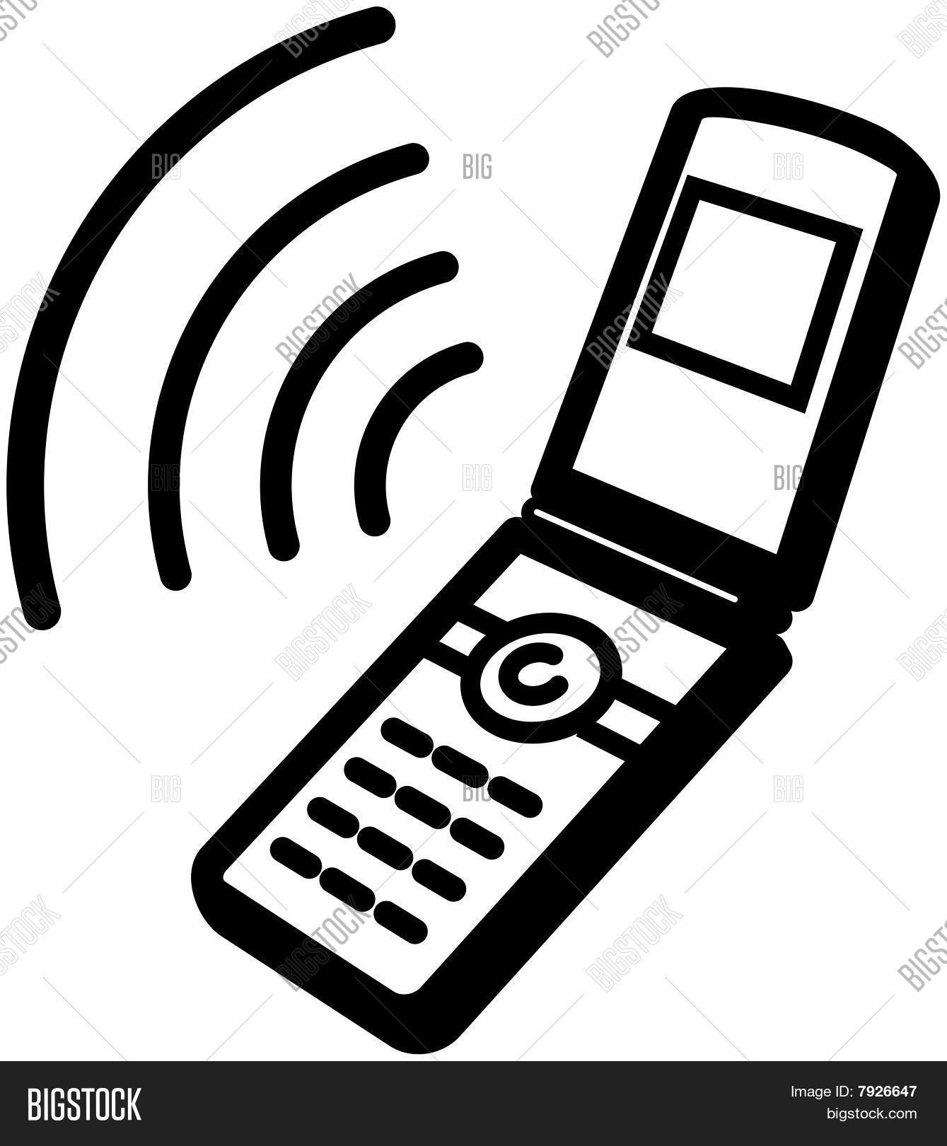 Ringing mobile phone icon Stock Vector & Stock Photos | Bigstock