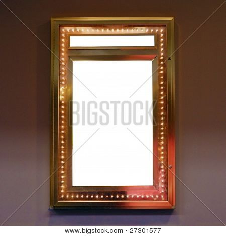 blank movie poster sign Stock Photo & Stock Images | Bigstock