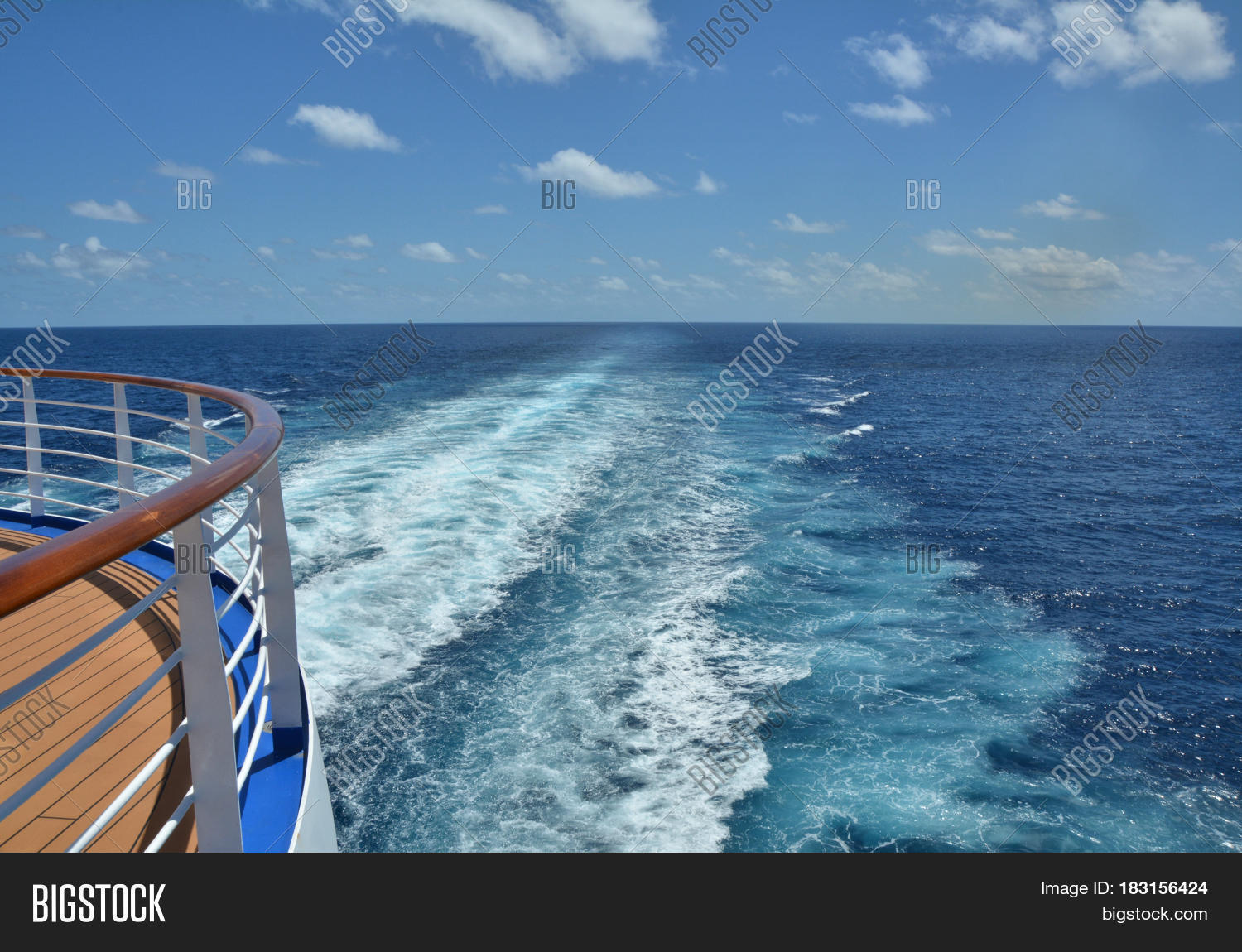 Cruise Ship Wake Image & Photo | Bigstock