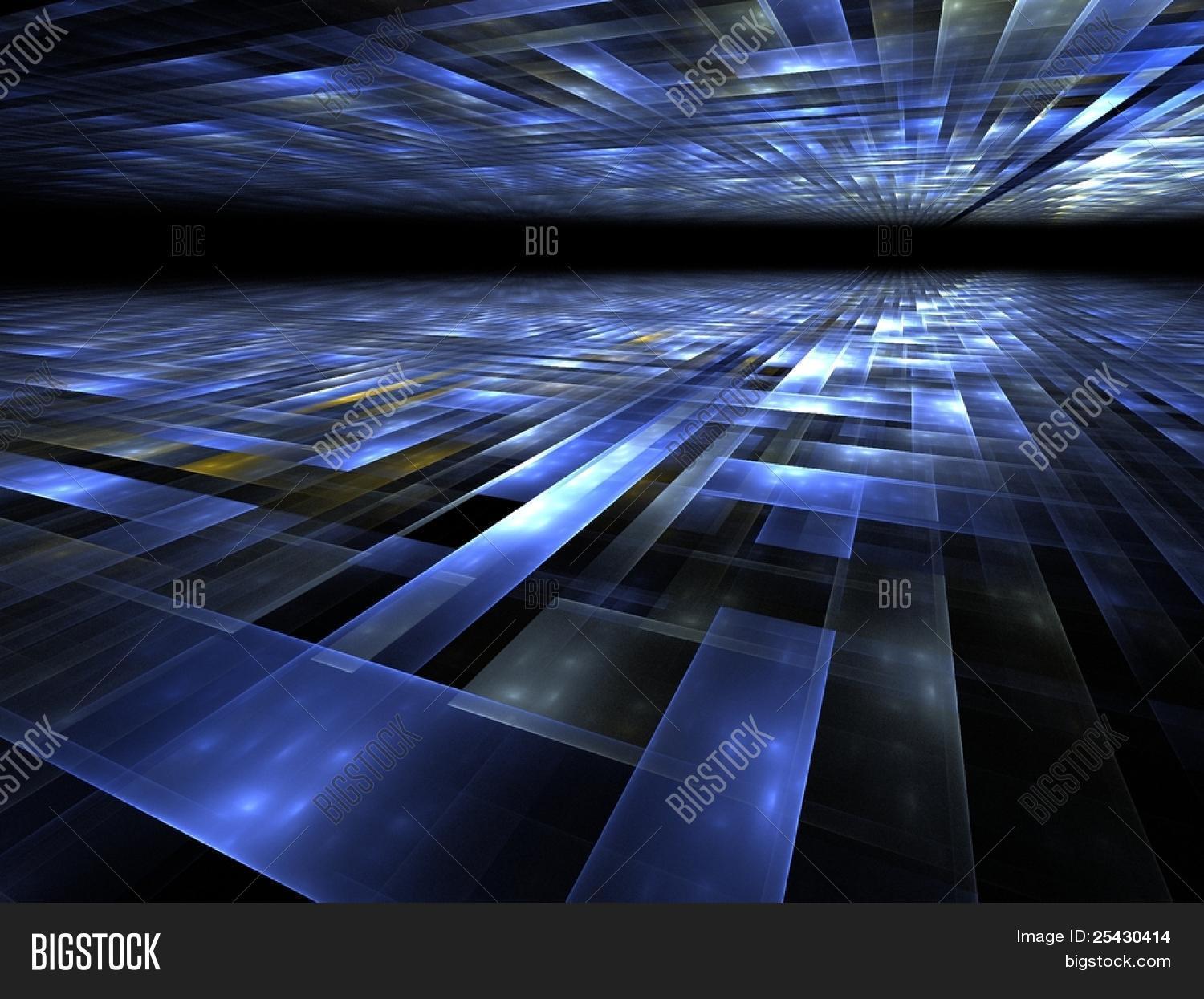 3d Perspective Grid Background Image & Photo | Bigstock