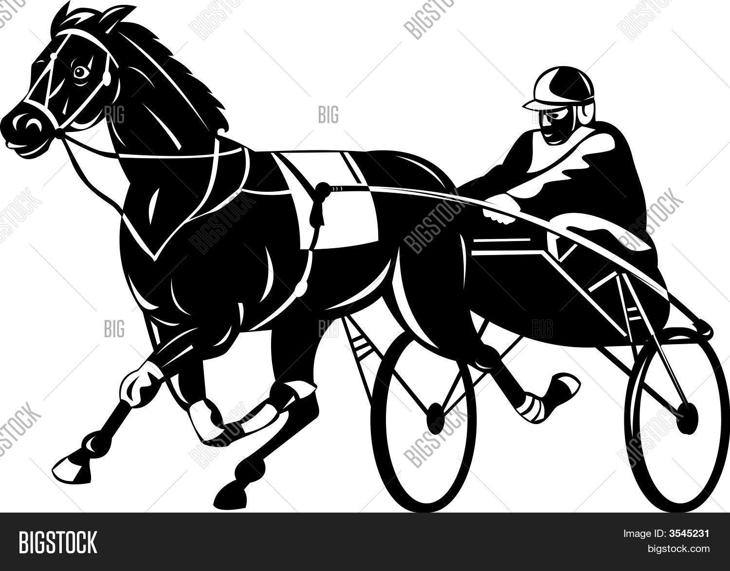 Harness Racing Vector & Photo | Bigstock