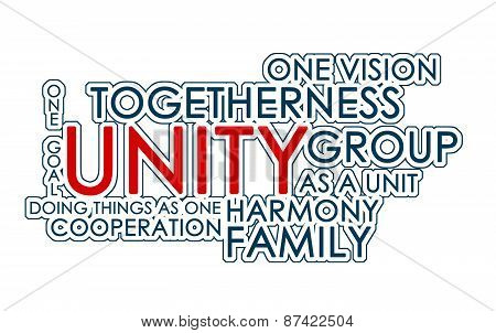 Unity Word CLoud Image & Photo | Bigstock