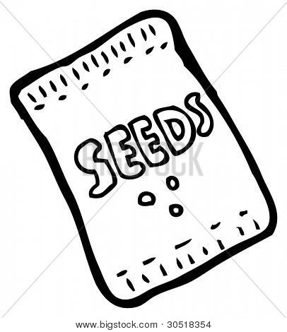 Cartoon Seed Packet Image & Photo | Bigstock