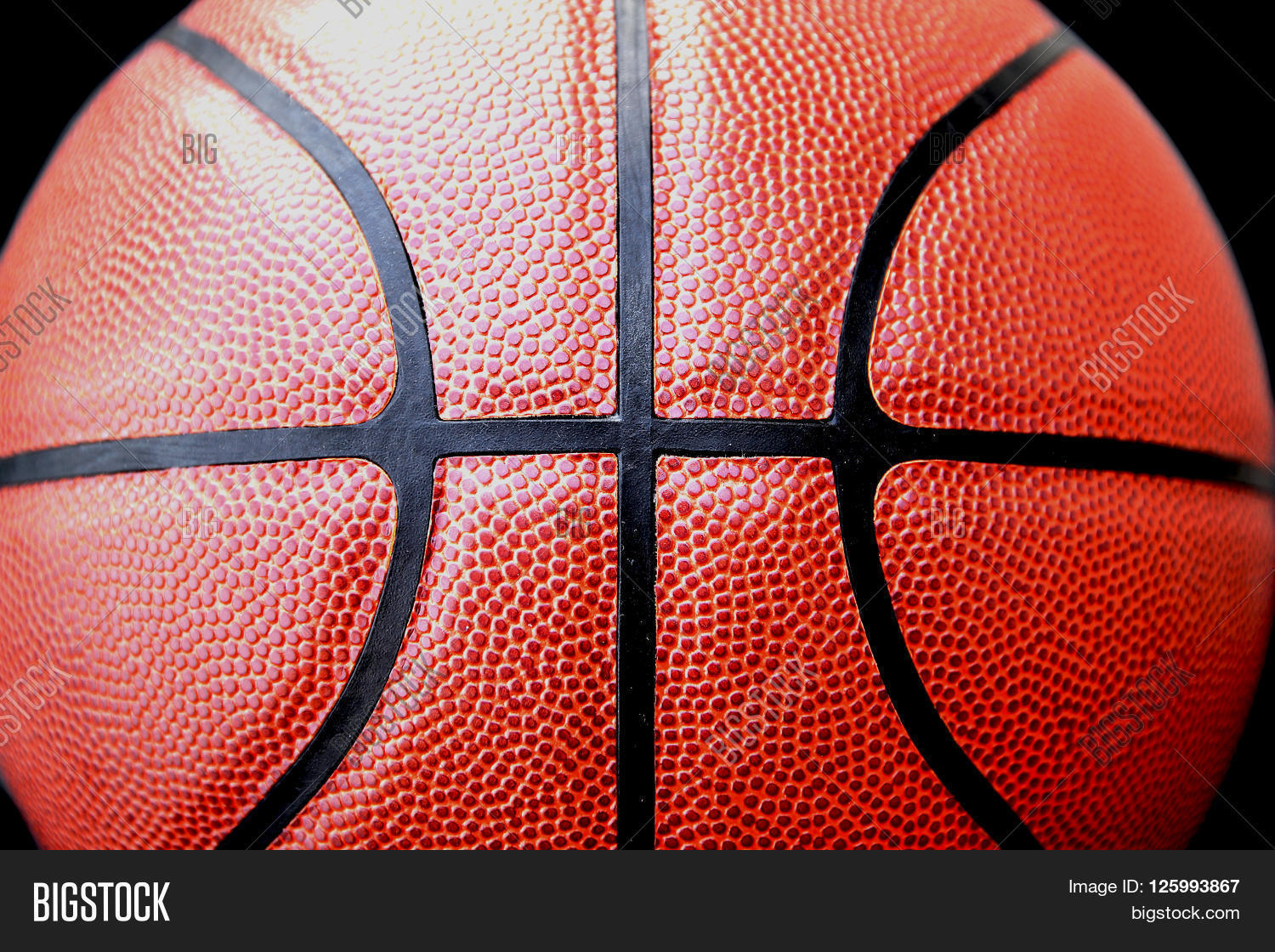 Closed up view of basketball outdoor for background, basketball concept ...