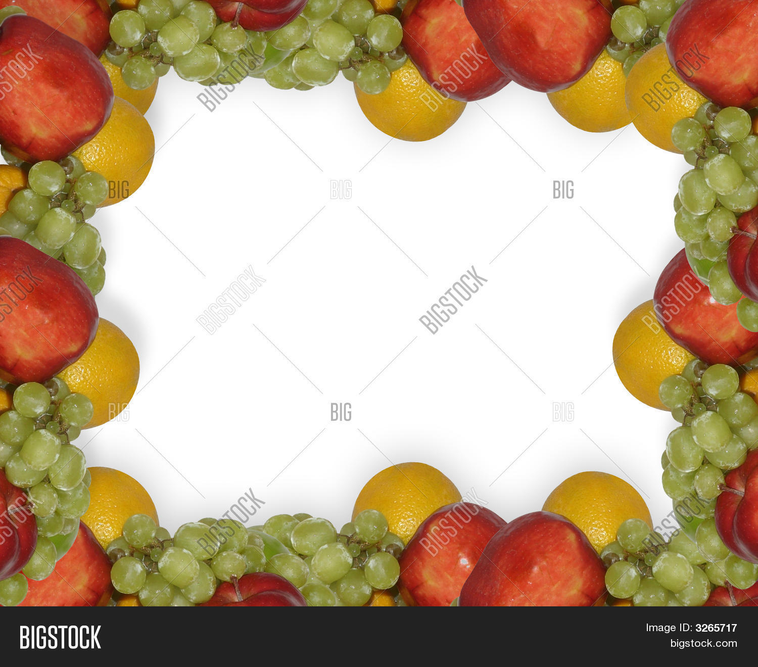 Fresh Fruit Page Border Template Stock Photo & Stock Images | Bigstock