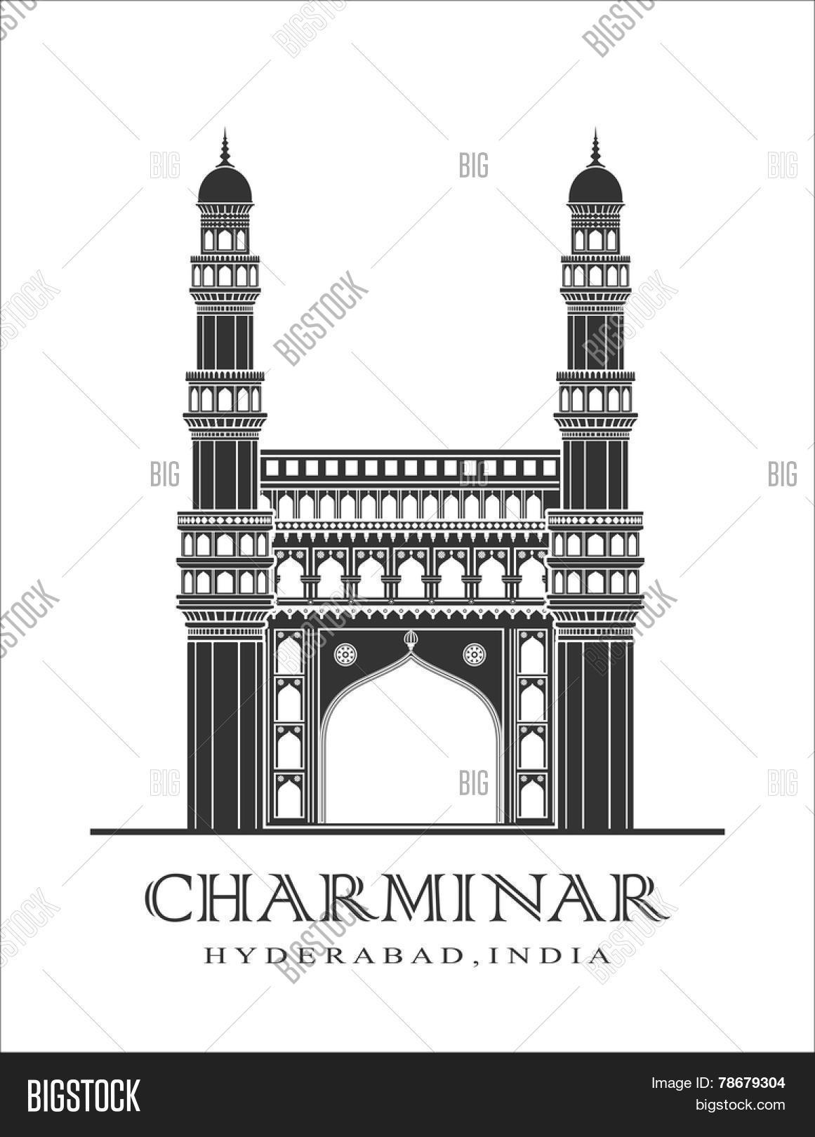 Illustration Charminar Monument Vector & Photo | Bigstock