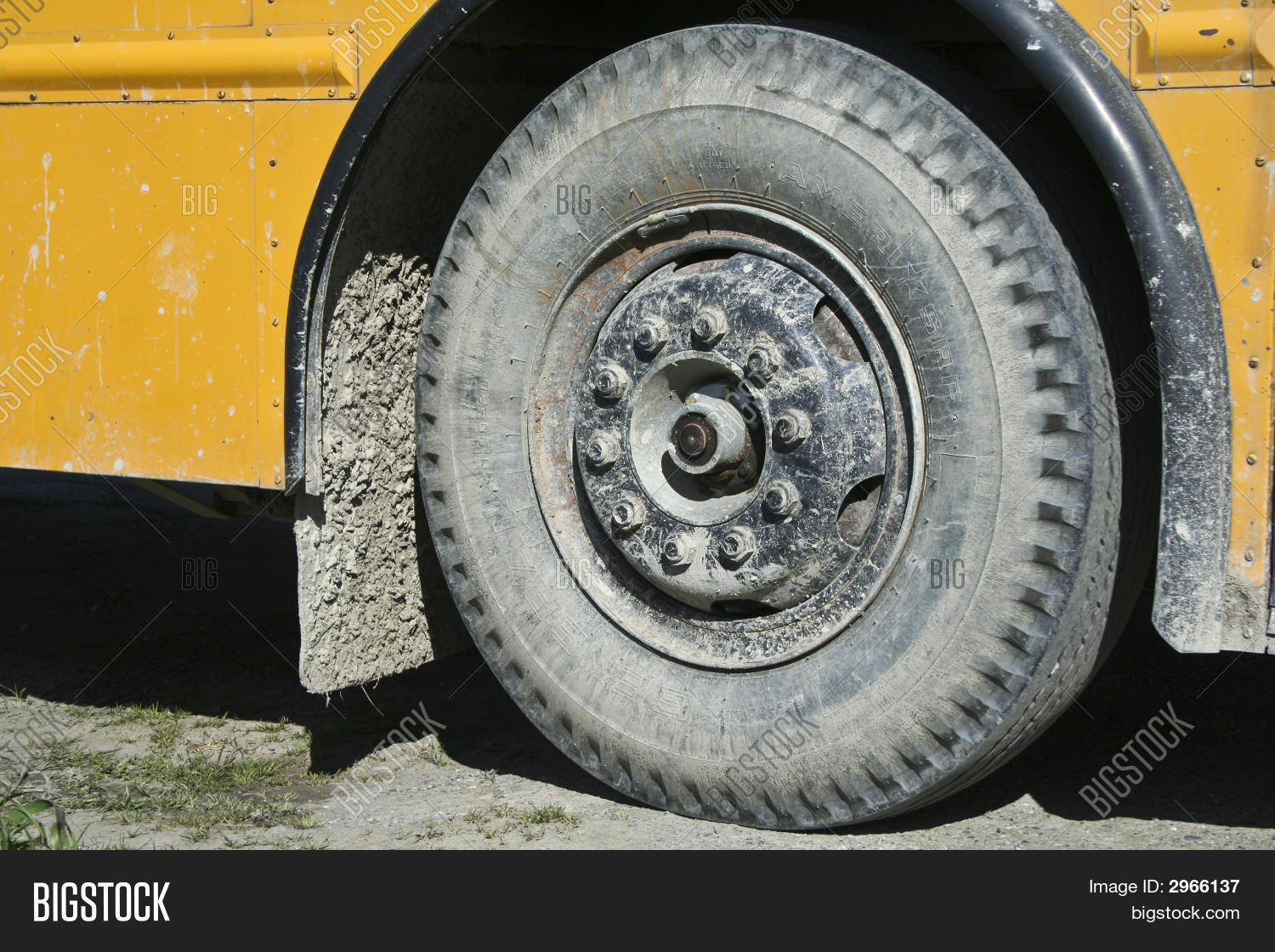 School Bus Wheel Image & Photo | Bigstock
