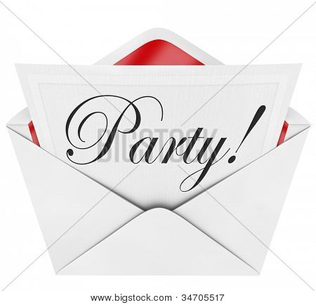 Word Party Script Cursive Letters Image & Photo | Bigstock