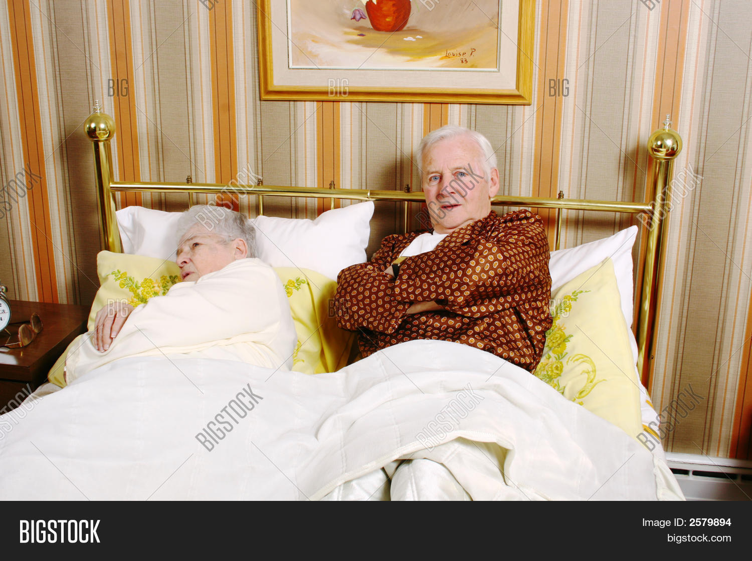 Old Couple In Bed Stock Photo & Stock Images | Bigstock
