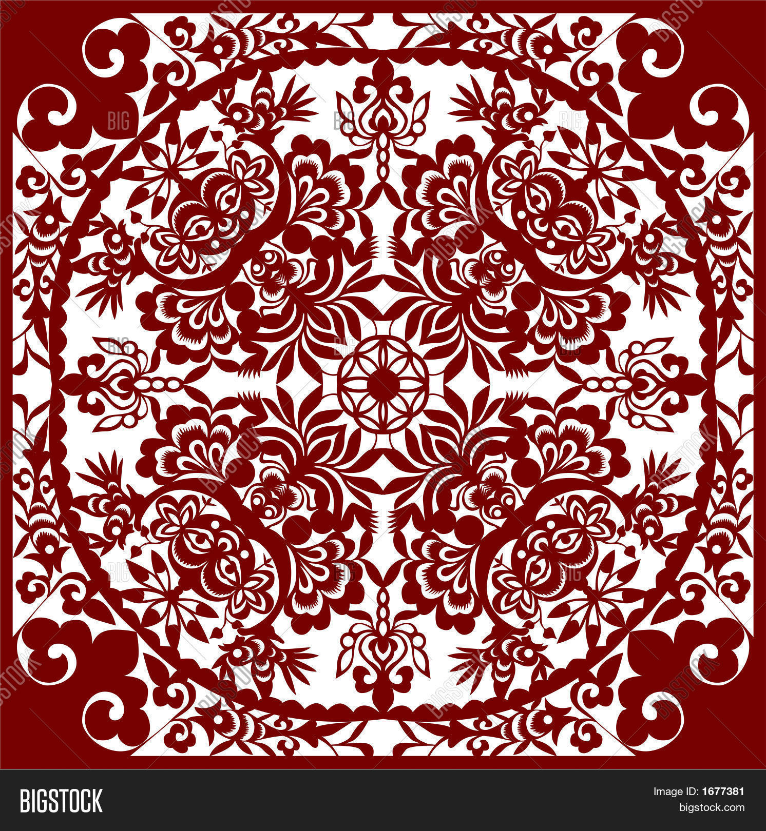 Chinese Pattern Vector & Photo | Bigstock