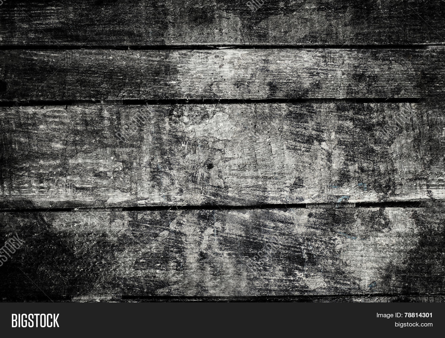 Old Dark Grunge Wood Background With Knots And Scratches. Wood Plank ...