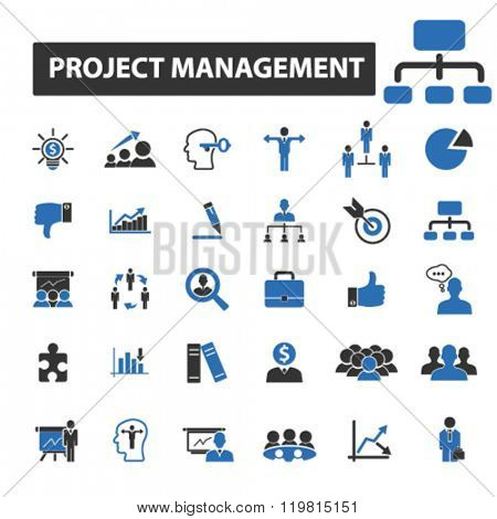 Project Management Icons, Project Vector & Photo | Bigstock