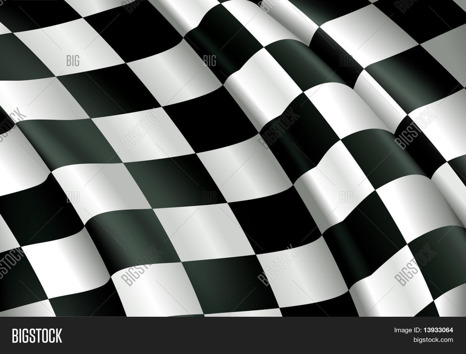 Checkered Flag, vector background Stock Vector & Stock Photos | Bigstock