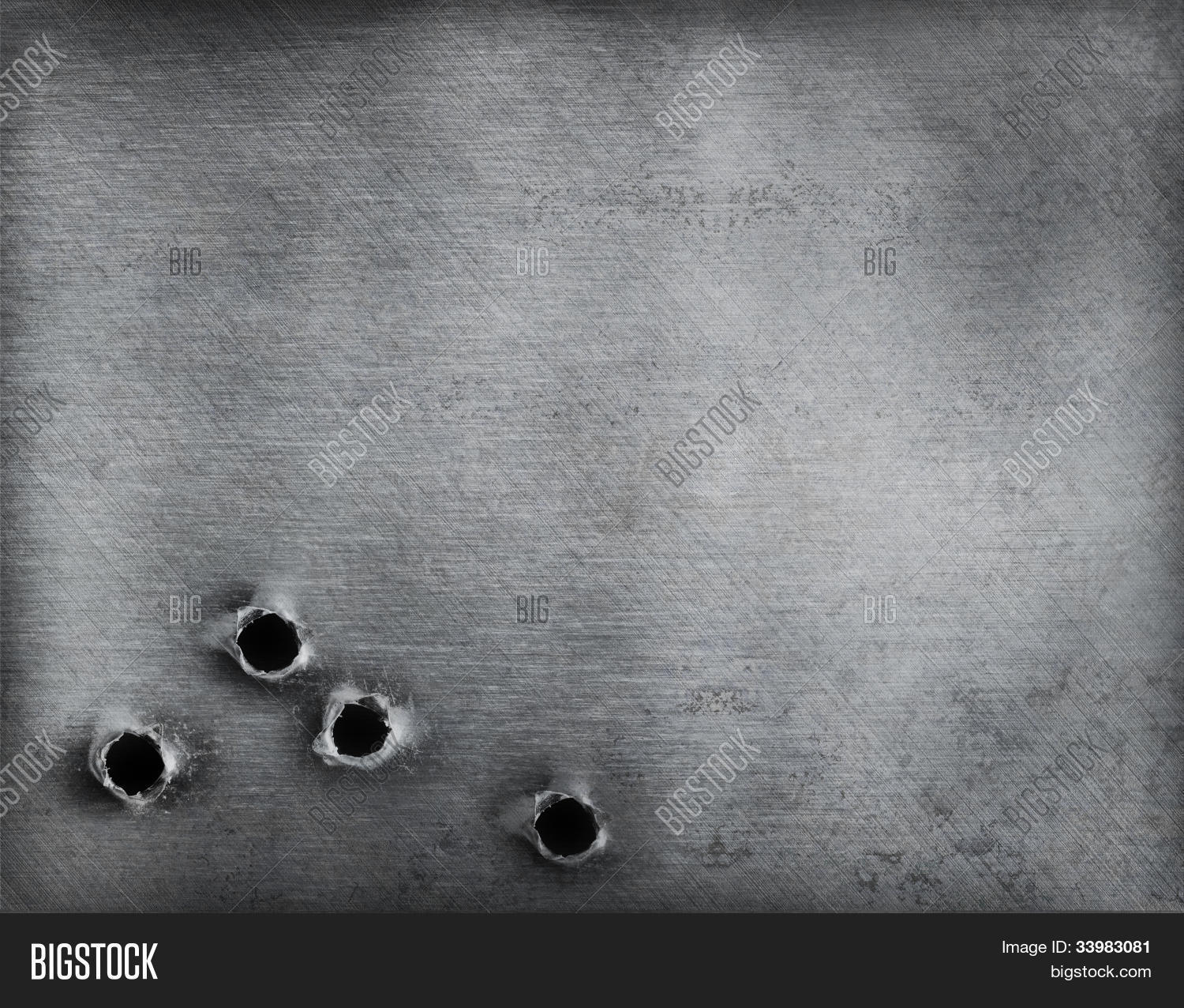 Metal Background Bullet Holes Image & Photo | Bigstock
