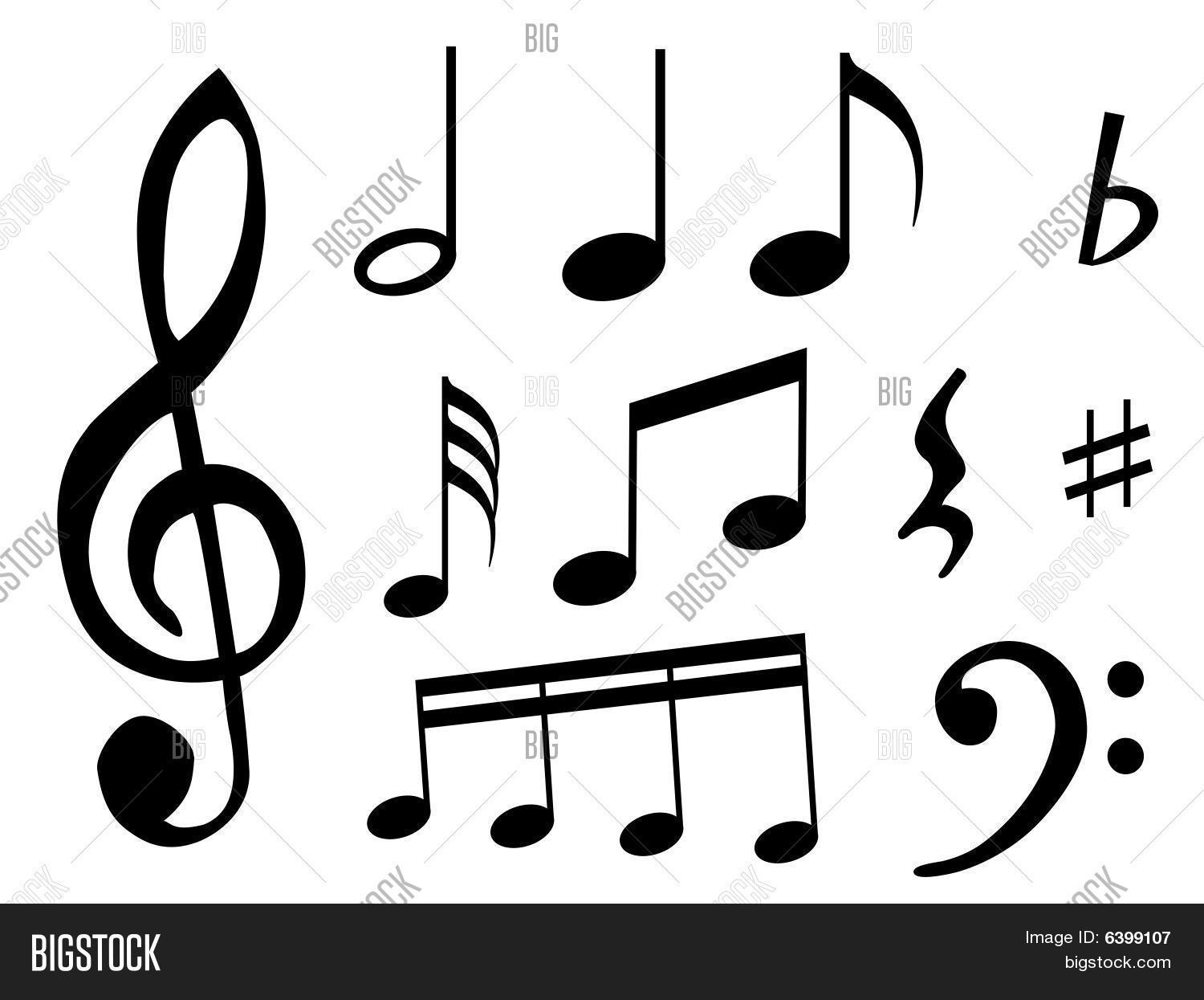 Music Notes Signs Vector & Photo | Bigstock