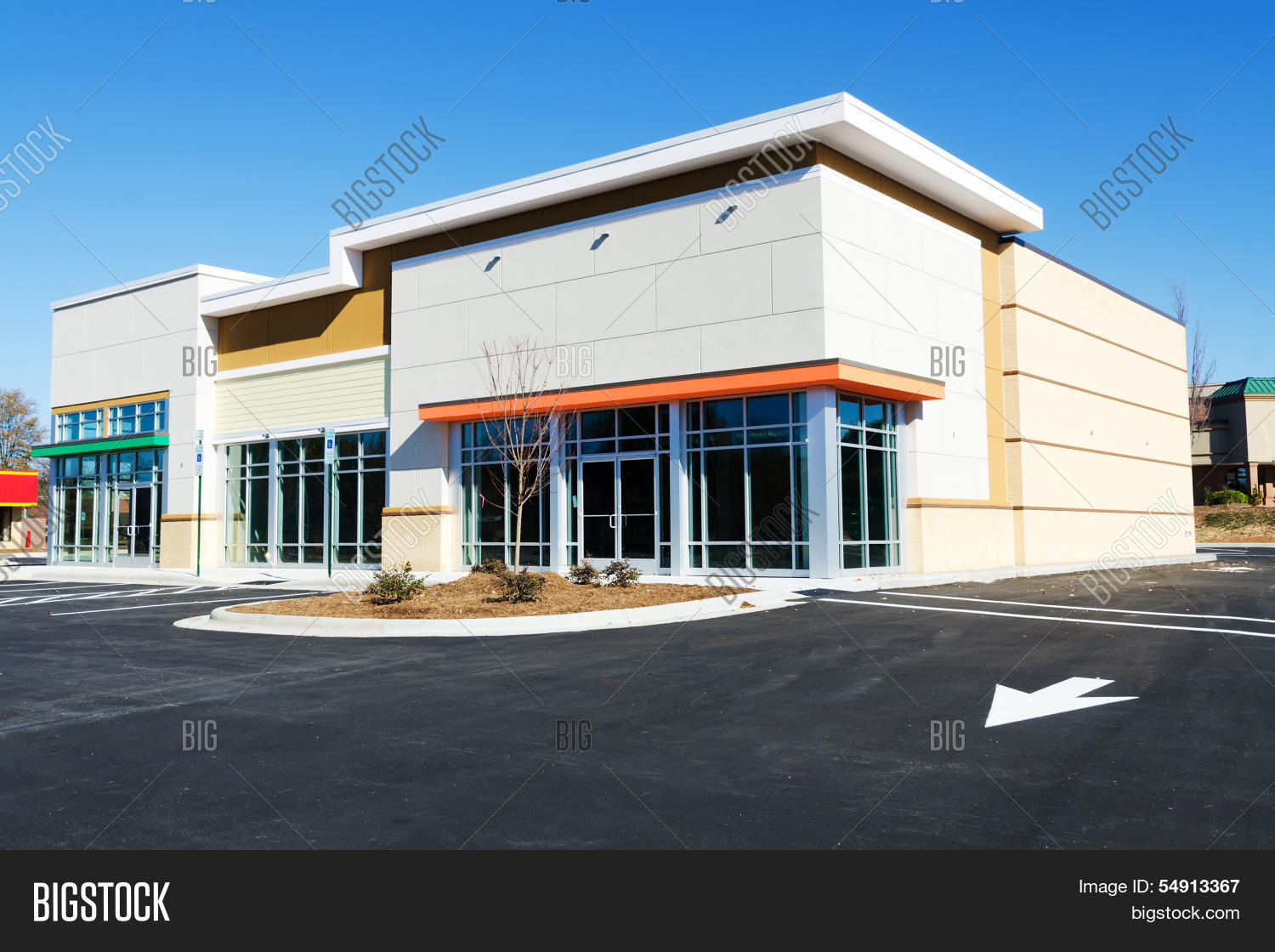 Small commercial building Stock Photo & Stock Images | Bigstock