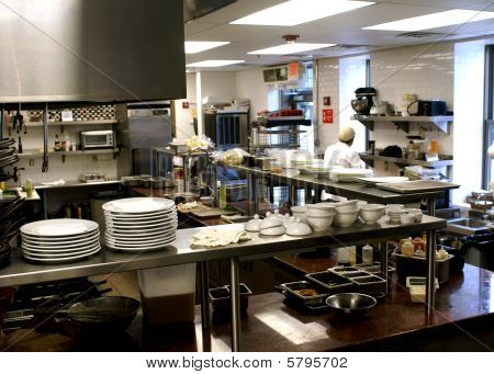 Restaurant Food Preparation Area Stock Photo & Stock Images | Bigstock